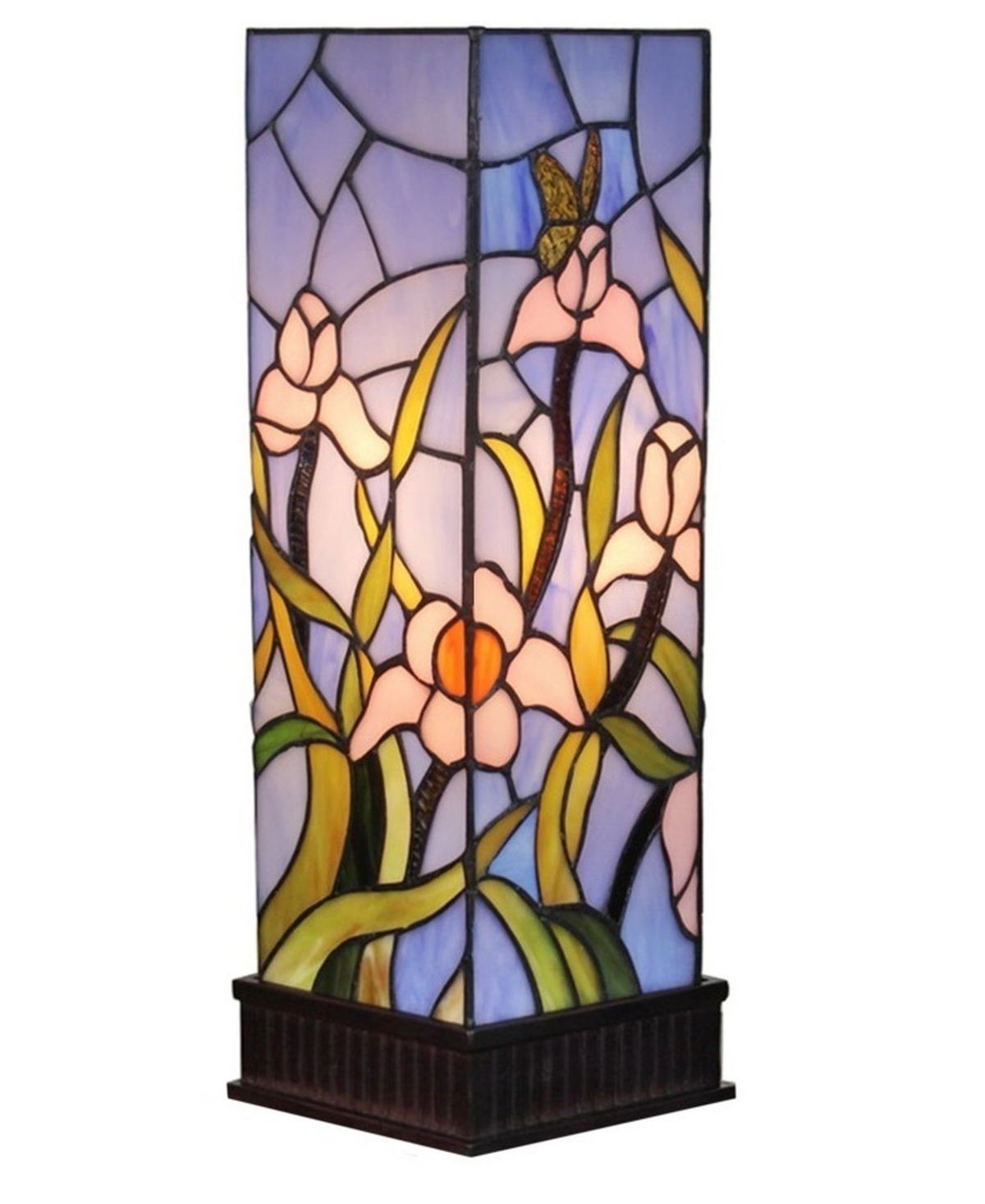 Click here for Amora Lighting Tiffany Style Floral Table Lamp - M... prices