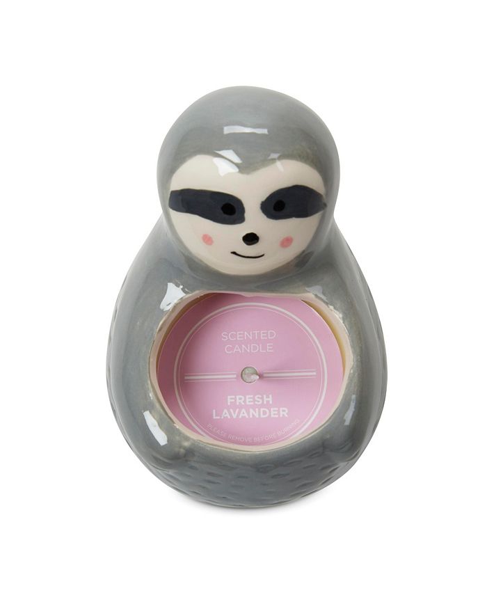 Tri-Coastal Design Sloth Ceramic Candle - Macy's