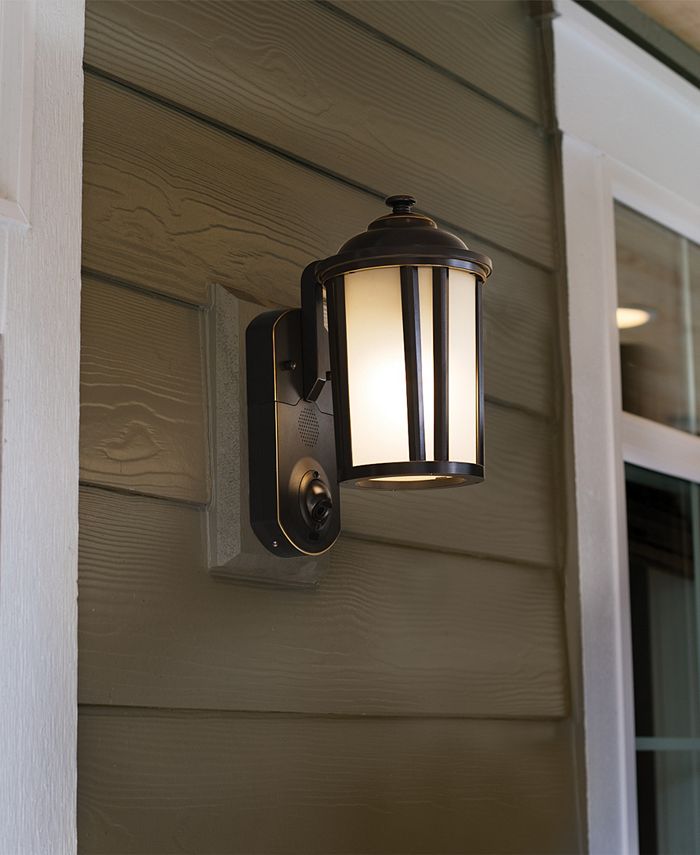 Maximus Camera Porch Light, HD Camera with Siren Alarm, Smart Motion ...