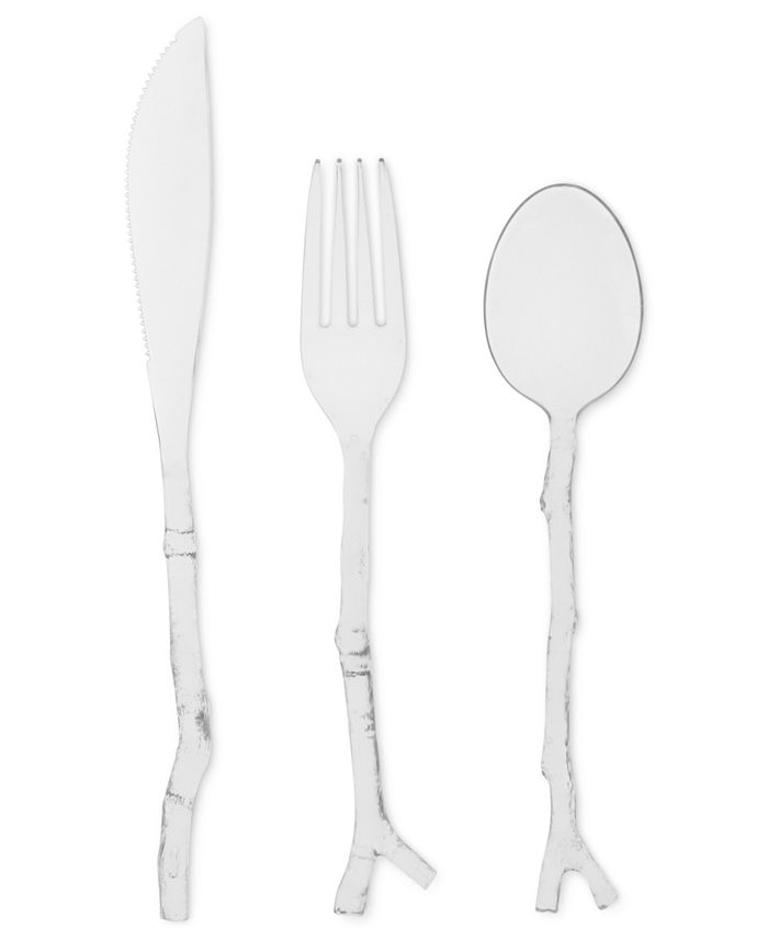 Michael Aram MADHOUSE by Clear Twig 12-Piece Flatware Set - Macy's