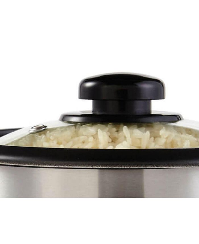 Professional Series 12-Cup Rice Cooker with Glass Lid - Macy's