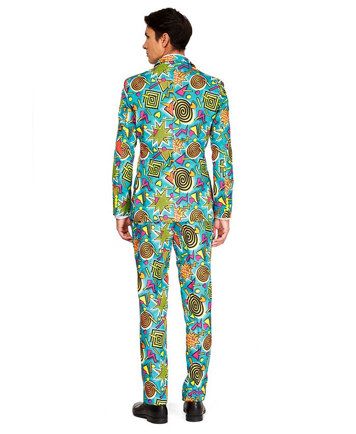 Suitmeister Men's Retro Blue 90’s Icons Retro Suit - Macy's