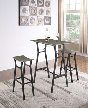 Coaster Home Furnishings Riverside 3-Piece Bar Set - Macy's