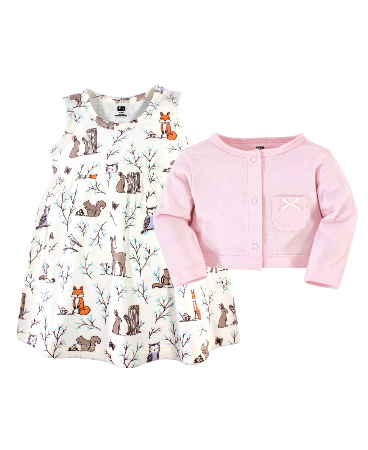 Click here for Hudson Baby Baby Girls Hudson Essential Cotton Dre... prices