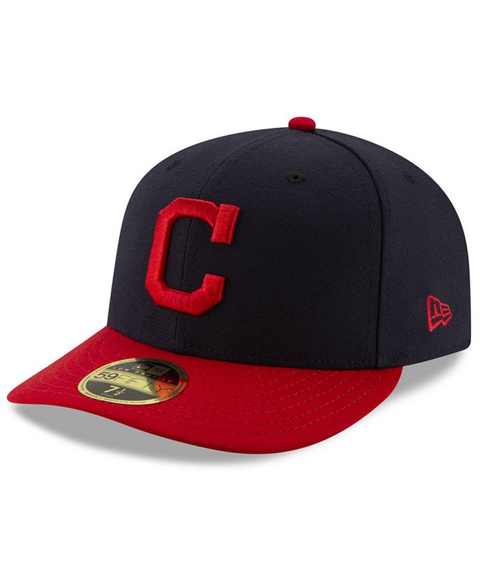 New Era Cleveland Indians Low Profile AC Performance 59FIFTY Fitted Cap ...