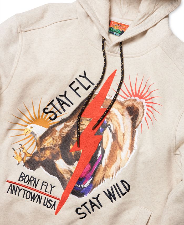 Born Fly Men's Big & Tall Graphic Hoodie - Macy's