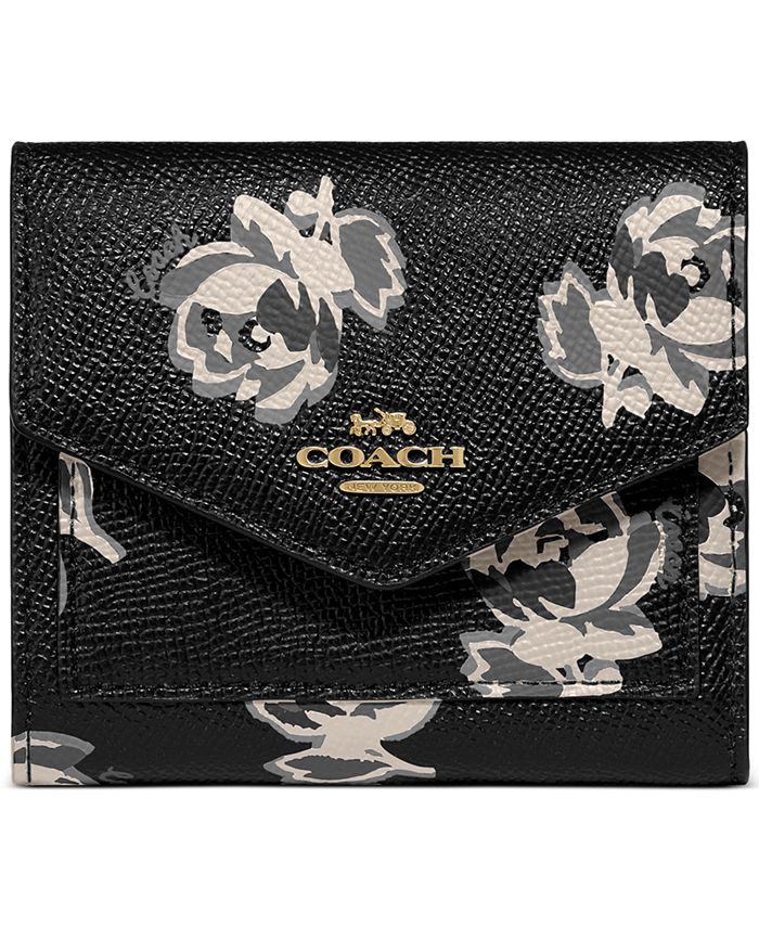 COACH Floral Print Wallet - Macy's