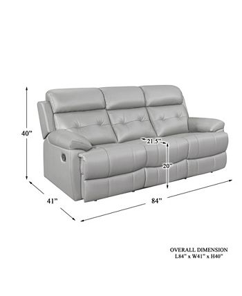 Homelegance Lance Recliner Sofa - Macy's