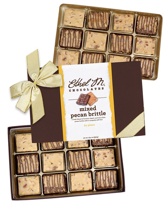 Ethel M Chocolates Pecan Brittle 24 Piece Collection - Macy's