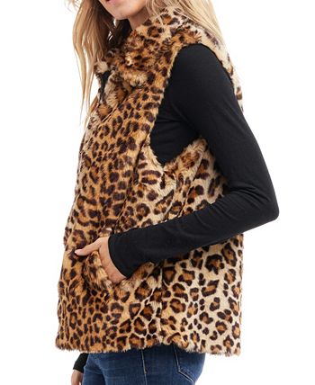 Fever Faux Fur Vest - Macy's