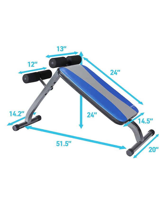 Pure Fitness Ab Crunch Sit Up Bench - Macy's