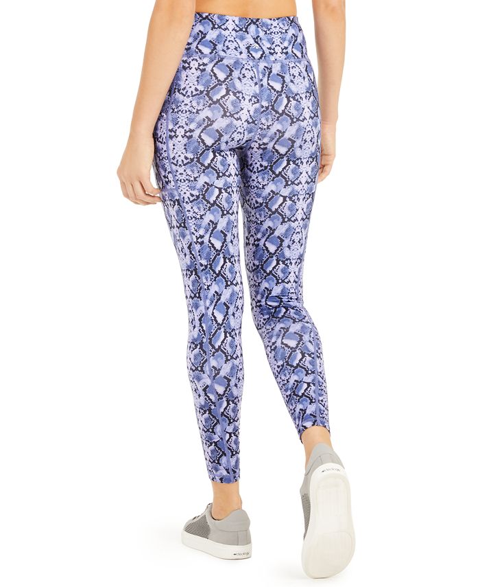 Ideology Python-Print Leggings, Created for Macy's - Macy's