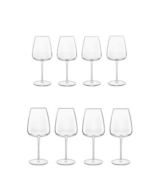 Luigi Bormioli Talismano 8-pc Stemware Set - 4 Red & 4 White - Macy's