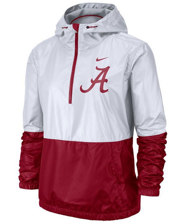 Nike Women's Alabama Crimson Tide Half-Zip Jacket - Macy's