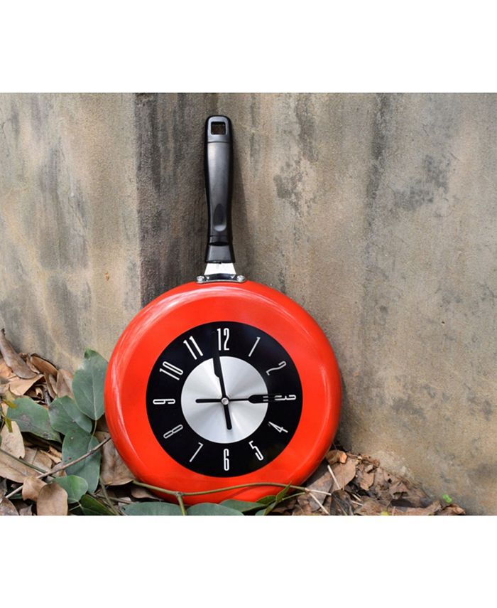 Creative Motion Frying Pan Clock - Macy's