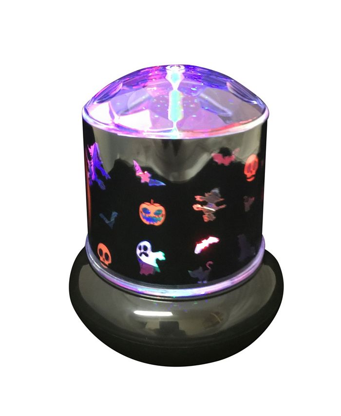 Creative Motion Battery-Operated LED Projector Light with Halloween ...