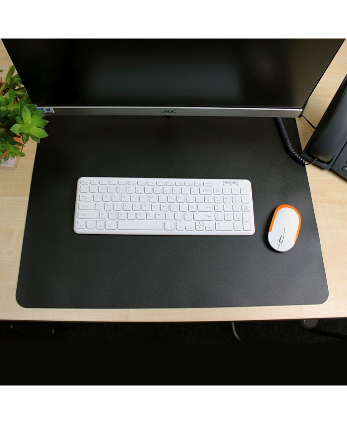 Floortex Desktex Black PVC Desk Mats Rectangular Shaped - Macy's