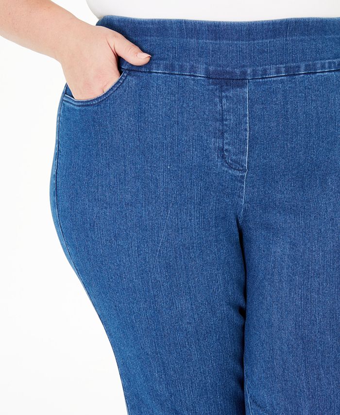 Alfred Dunner Plus Size Pearls of Wisdom Proportioned Superstretch ...