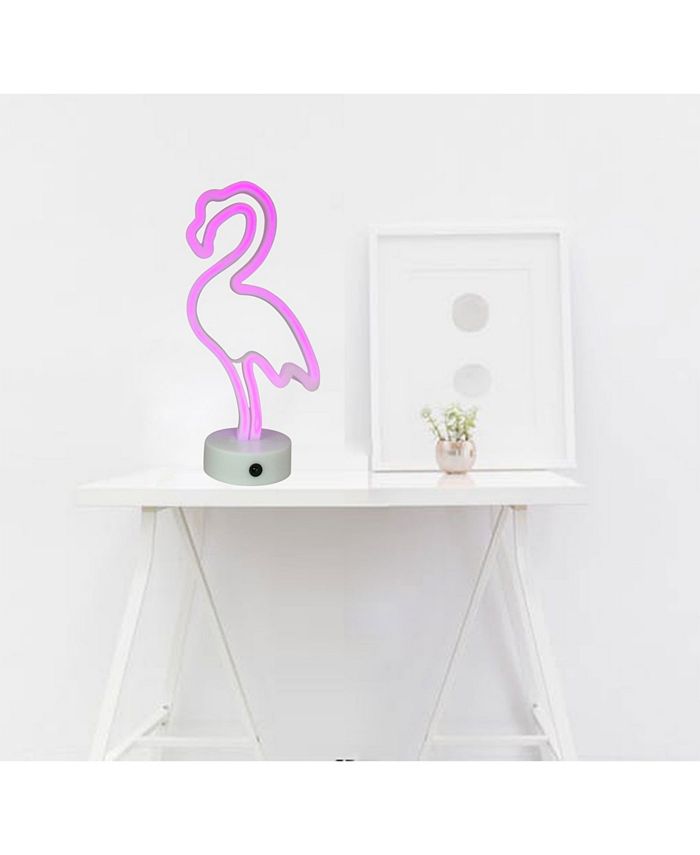 Creative Motion Battery-Operated Flamingo LED Light with USB Cord - Macy's