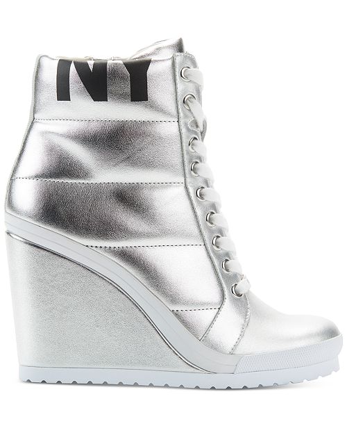 DKNY Women's Noho Wedge Sneakers & Reviews - Athletic Shoes & Sneakers ...