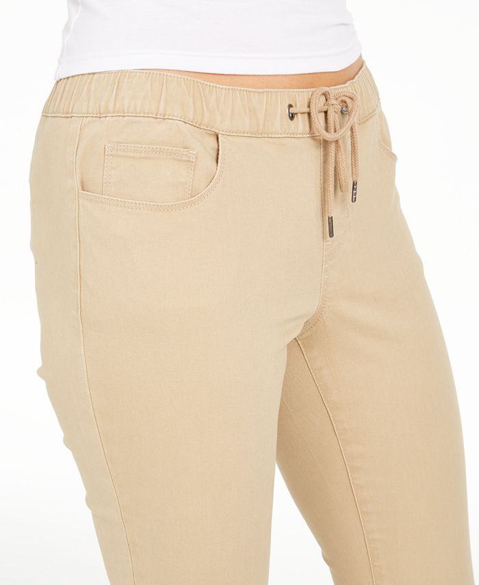 Rewash Juniors' Cropped Pull-On Joggers - Macy's