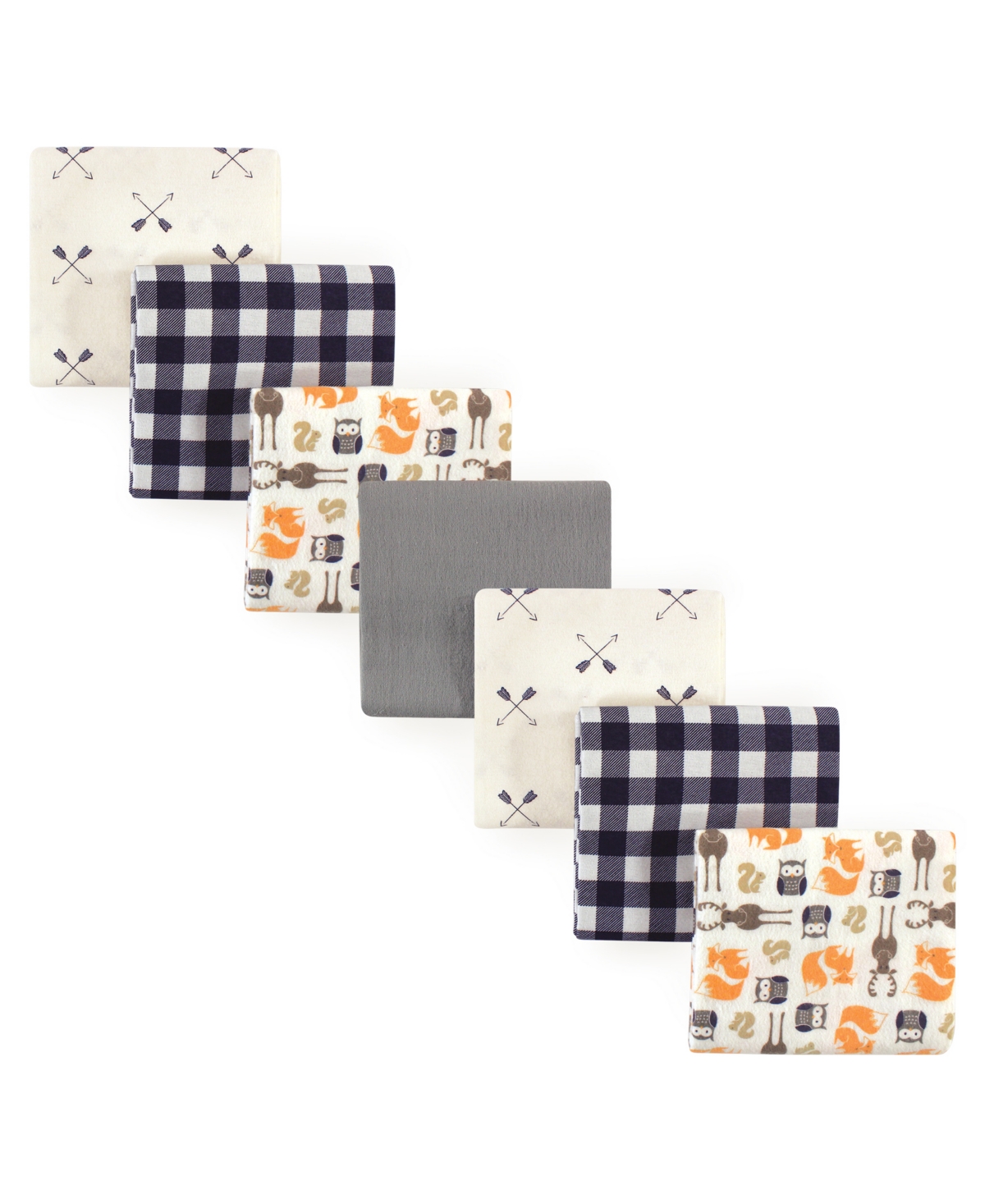 Click here for Hudson Baby Seven-Pack Cozy Cotton Flannel Swaddli... prices