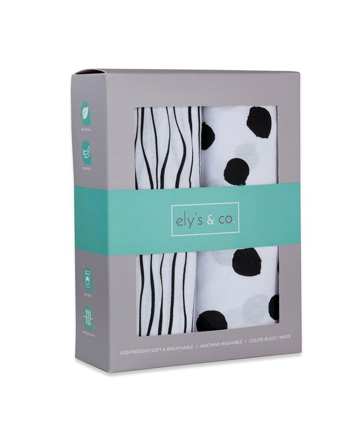 Click here for Elys & Co. Jersey Cotton Crib Sheet Set 2 Pack - B... prices