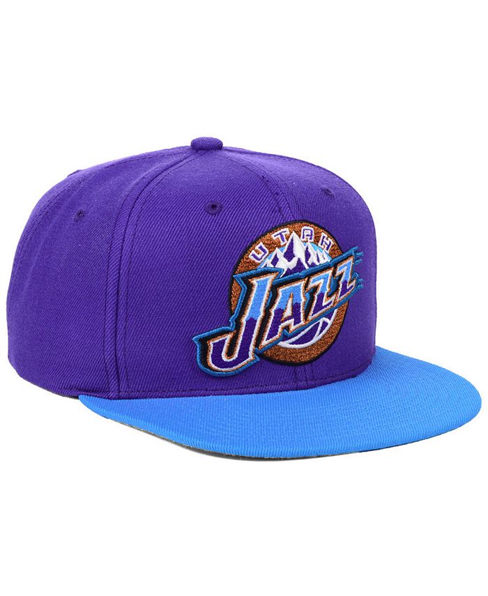 Mitchell & Ness Utah Jazz 2 Tone Classic Snapback Cap - Macy's