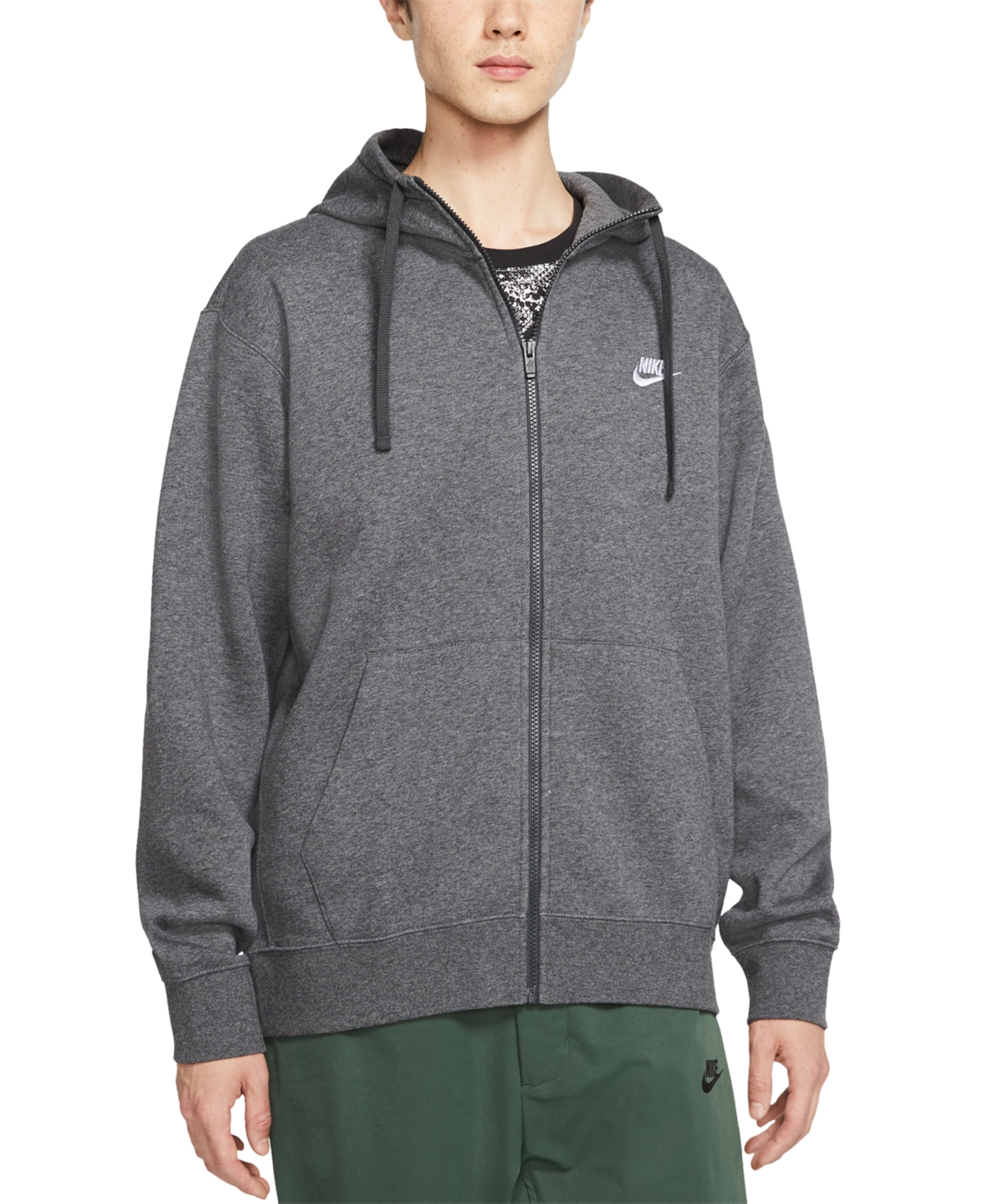 Click here for Nike Mens Sportswear Club Fleece Full-Zip Hoodie -... prices
