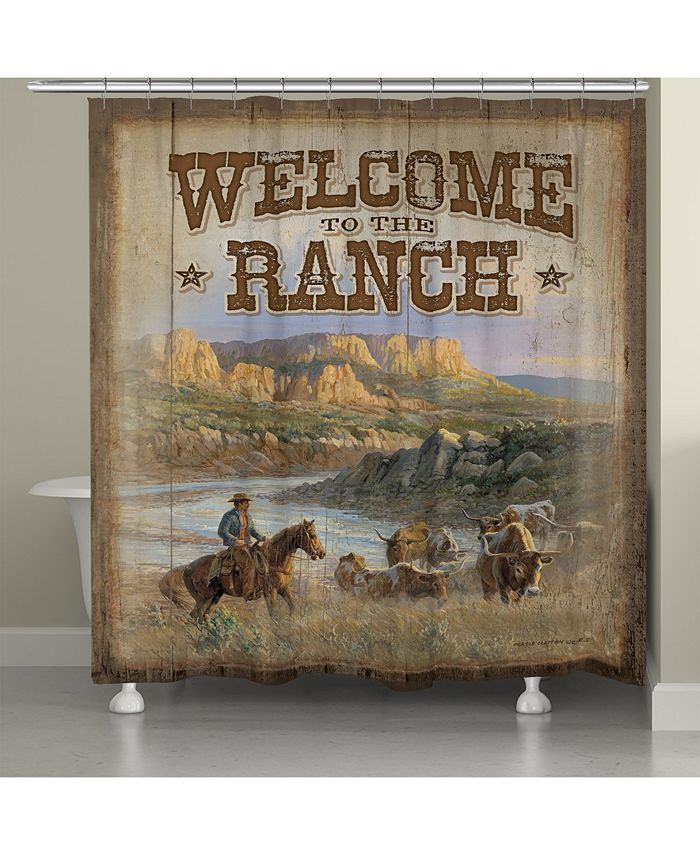 Laural Home Canyon Ranch Shower Curtain - Macy's