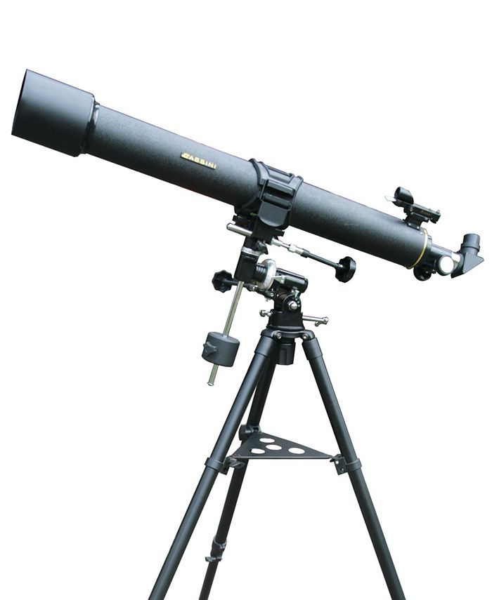 Cassini 900mm x 80mm Astronomical Refractor Telescope Kit with German ...