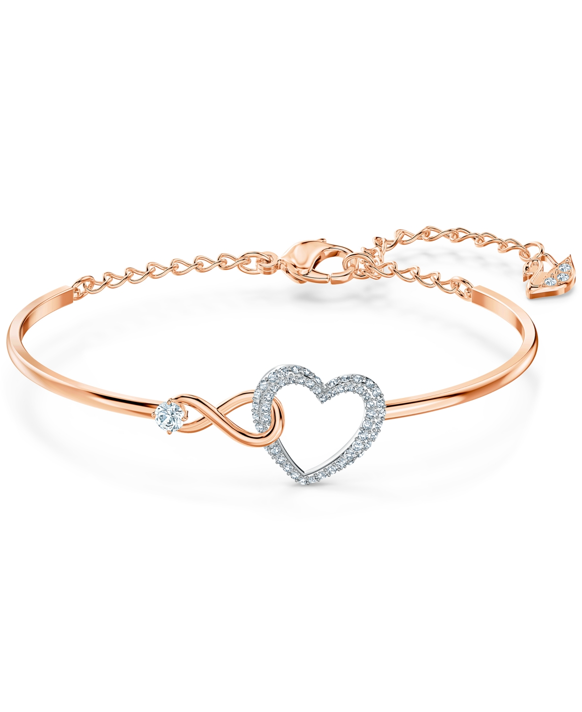 Click here for Swarovski Two-Tone Crystal Heart & Infinity Symbol... prices