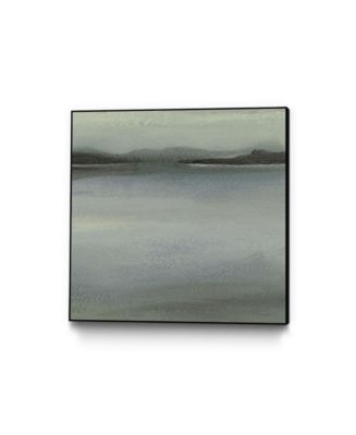 Giant Art 30" x 30" Abstract Horizon V Art Block Framed Canvas - Macy's