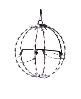 Kurt Adler 6-Inch Cool White LED Foldable Metal Sphere - Macy's