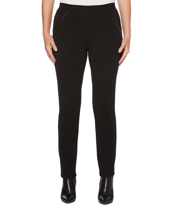 Rafaella Women's Ponte Comfort Fit Slim Leg Pants - Macy's
