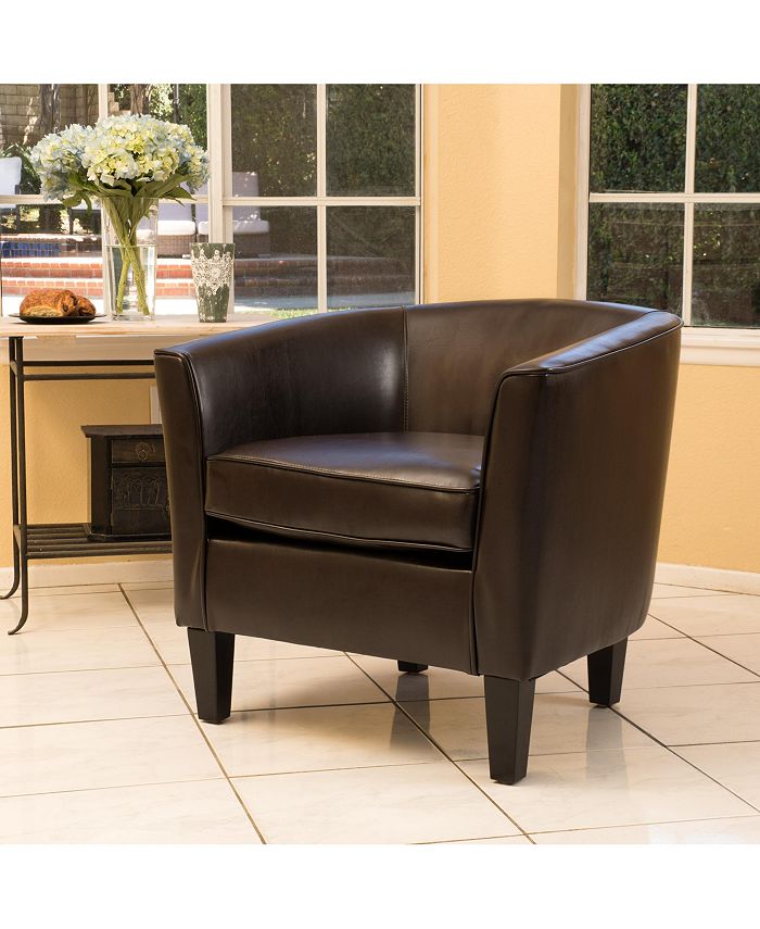Noble House Logan Accent Chair - Macy's