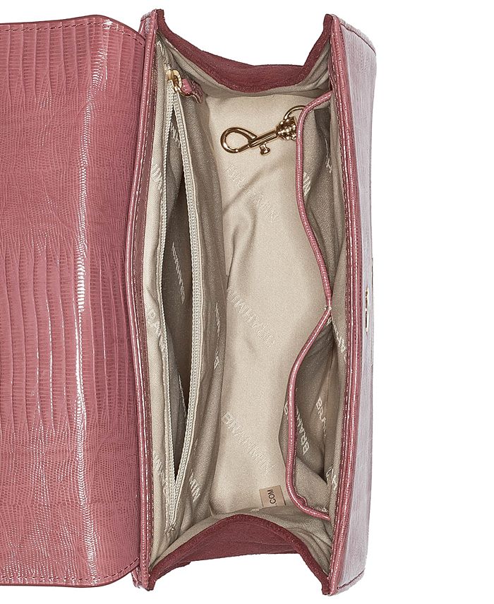 Brahmin Rose Thornfield Mini Francine Satchel - Macy's