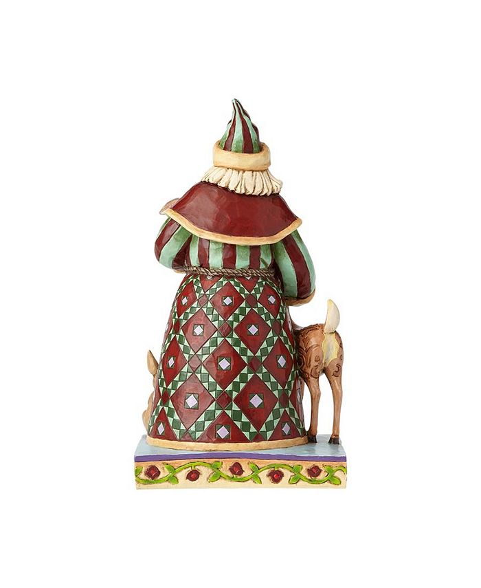 Enesco Santa with Woodland Animals - Macy's