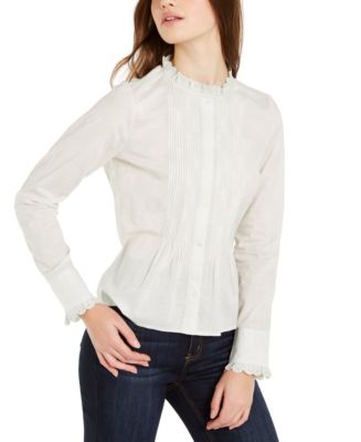 Lucky Brand Eleanor Cotton Top - Macy's