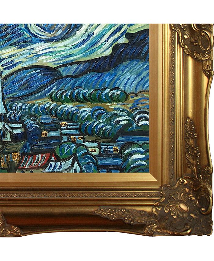 La Pastiche by Overstockart Starry Night by Vincent Van Gogh with ...