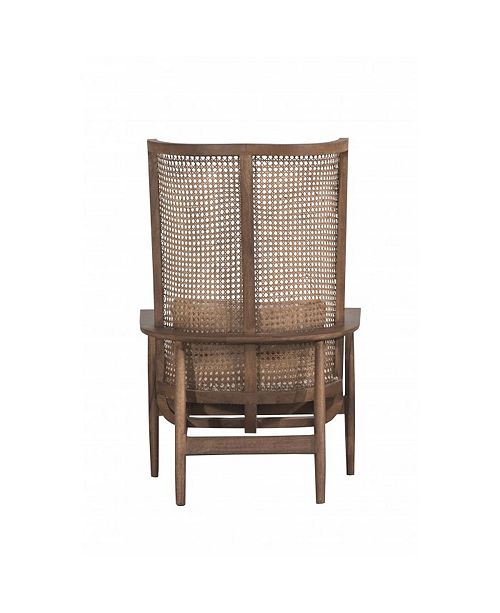 Union Home Accent Chair with Handwoven Cane & Reviews - Furniture - Macy's