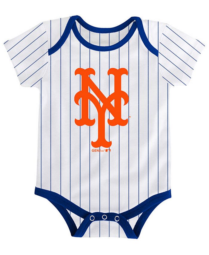 Outerstuff Baby New York Mets Newest Rookie 3 Piece Bodysuit Set ...