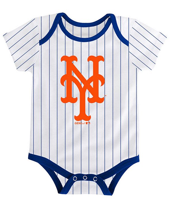 Outerstuff Baby New York Mets Newest Rookie 3 Piece Bodysuit Set ...