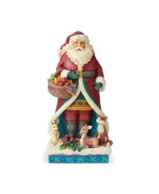 Enesco Wonderland Santa With Animals - Macy's