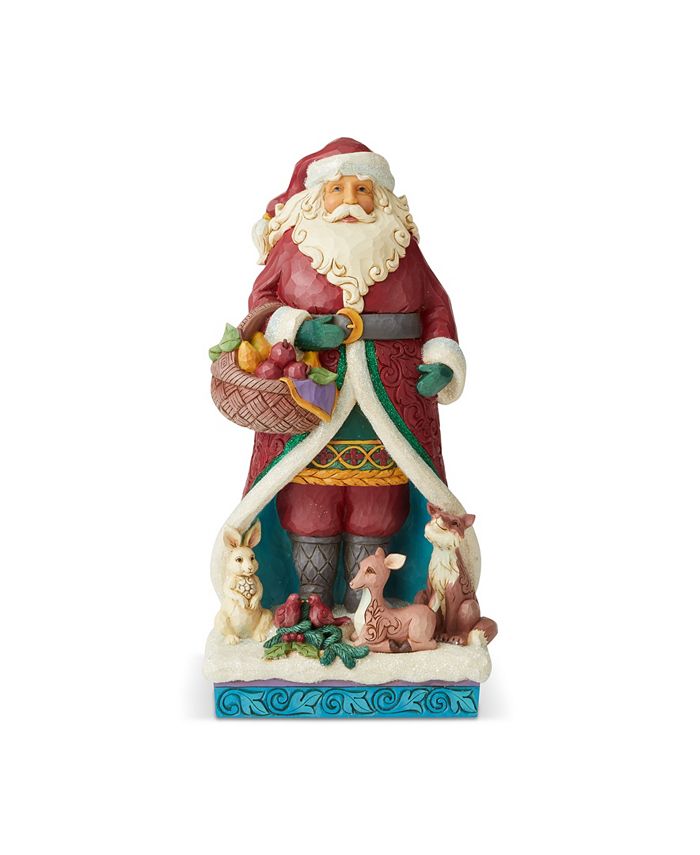 Enesco Wonderland Santa With Animals - Macy's