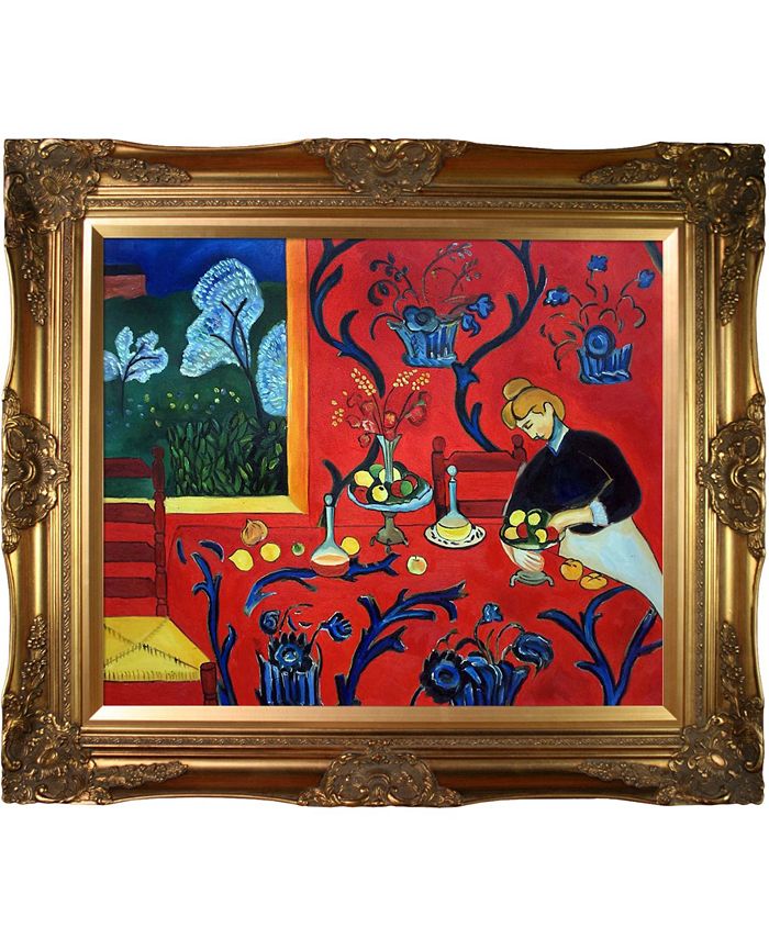 La Pastiche By Overstockart Red Room Harmony In Red with Victorian ...