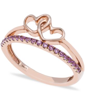 Macy's rose gold ring store