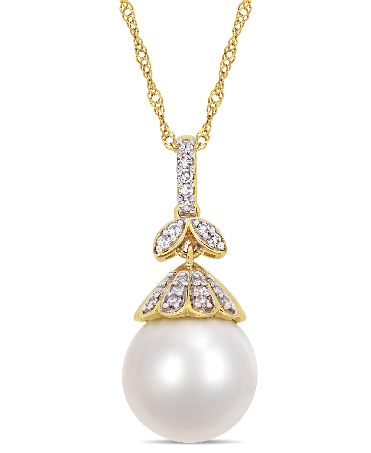 Click here for South Sea Cultured Pearl (10-10.5mm) and Diamond (... prices