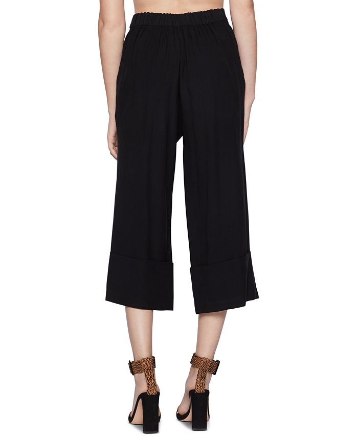 BCBGeneration Wide-Leg Ankle Pants - Macy's