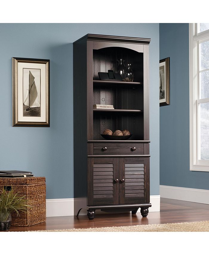 Sauder Harbor View Library with Doors - Macy's